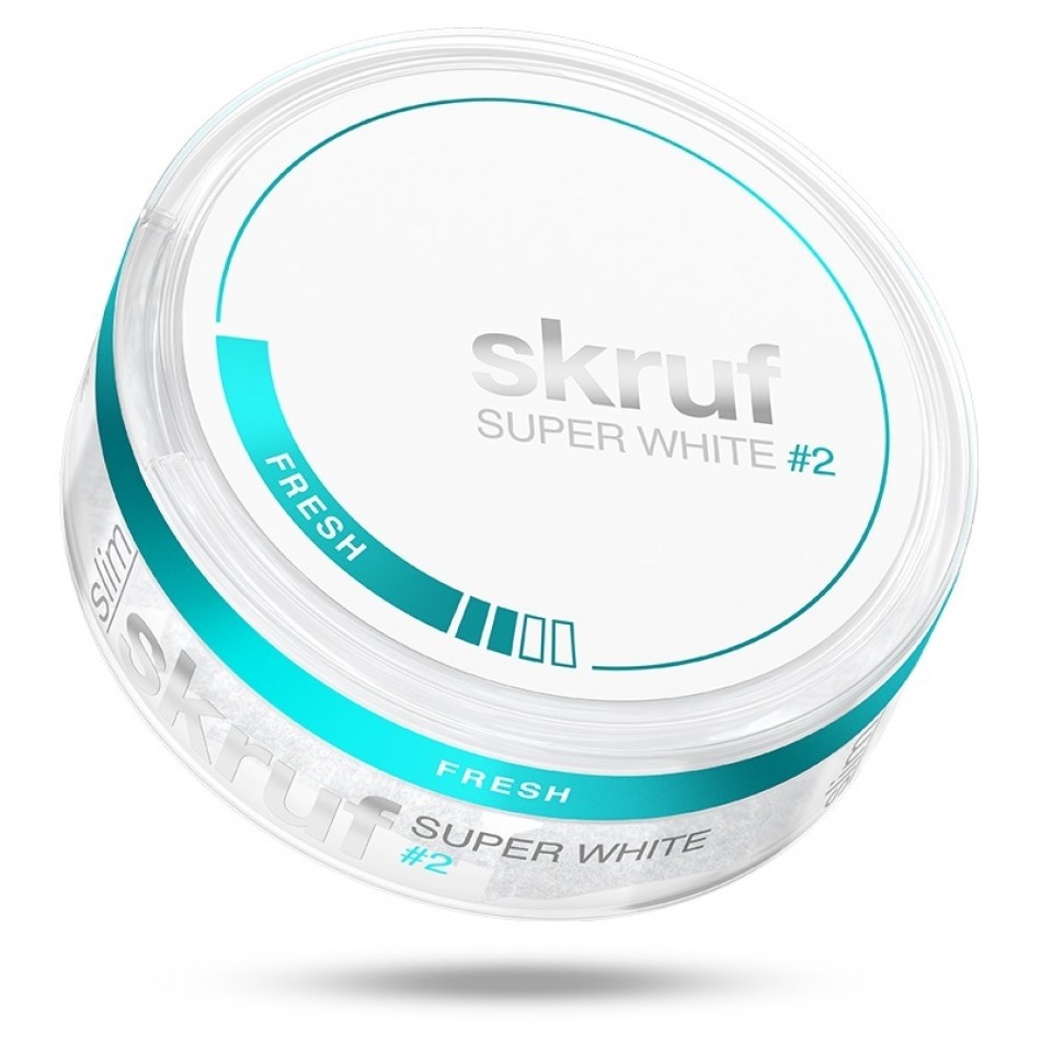 Nikotiinipadjad Skruf Super White #2
